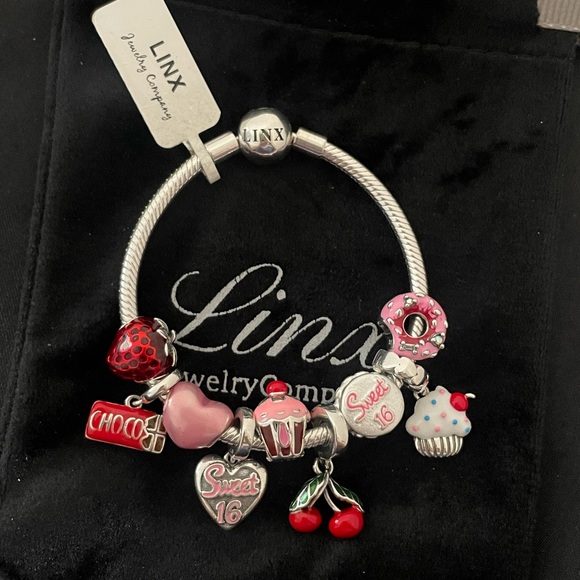 Linx | Jewelry | Linx Bracelet With Sweet 6 And Sweets Themed Charms ...